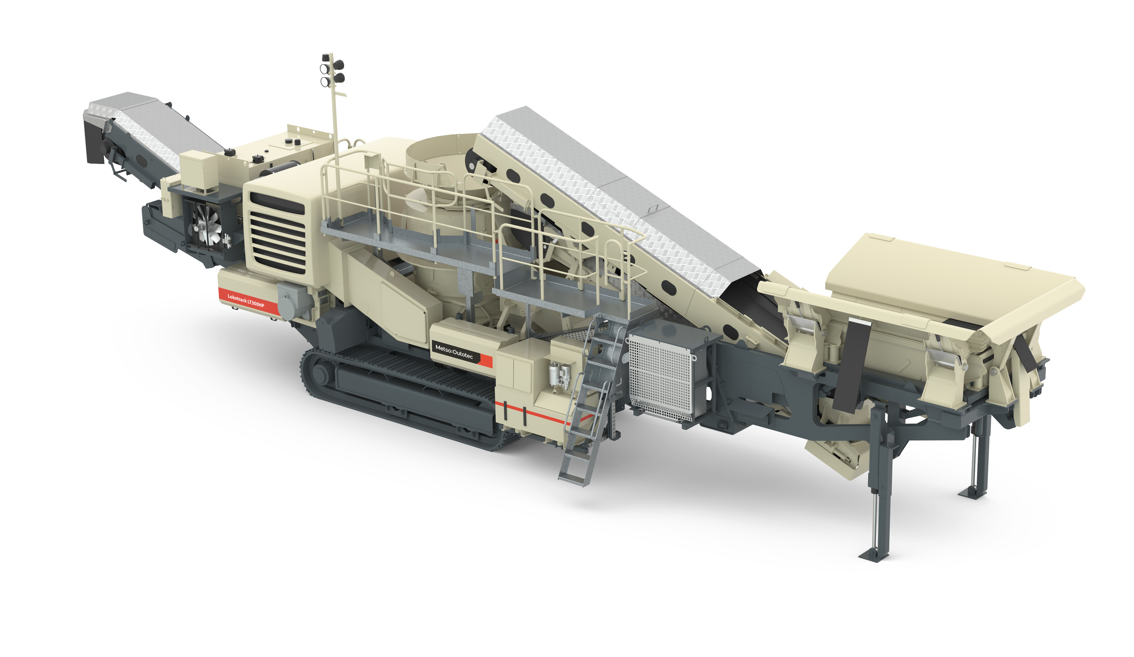 Lokotrack® LT300GP™ mobile cone crusher - Metso