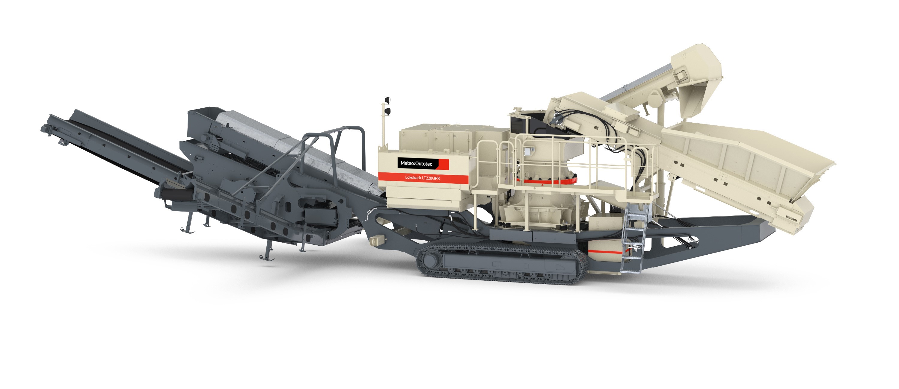 Lokotrack® LT220GPS™ mobile cone crusher - Metso