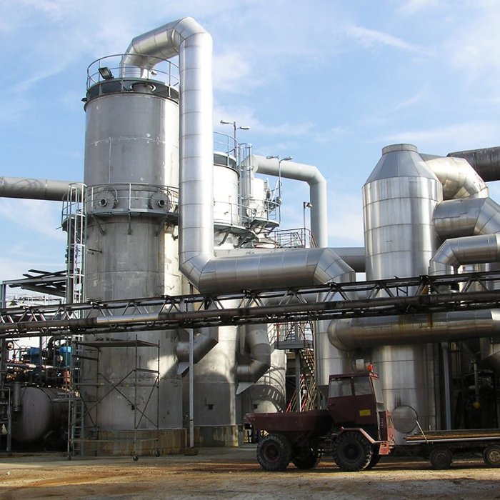 Edmeston SX® sulfuric acid absorption towers and pump tanks - Metso