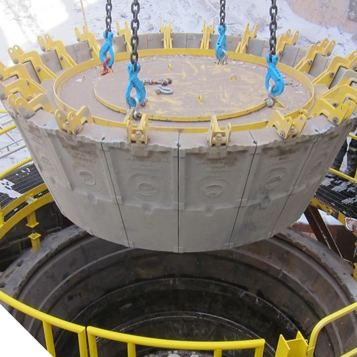 Concave carousels for Superior™ MKII primary gyratory crushers - Metso