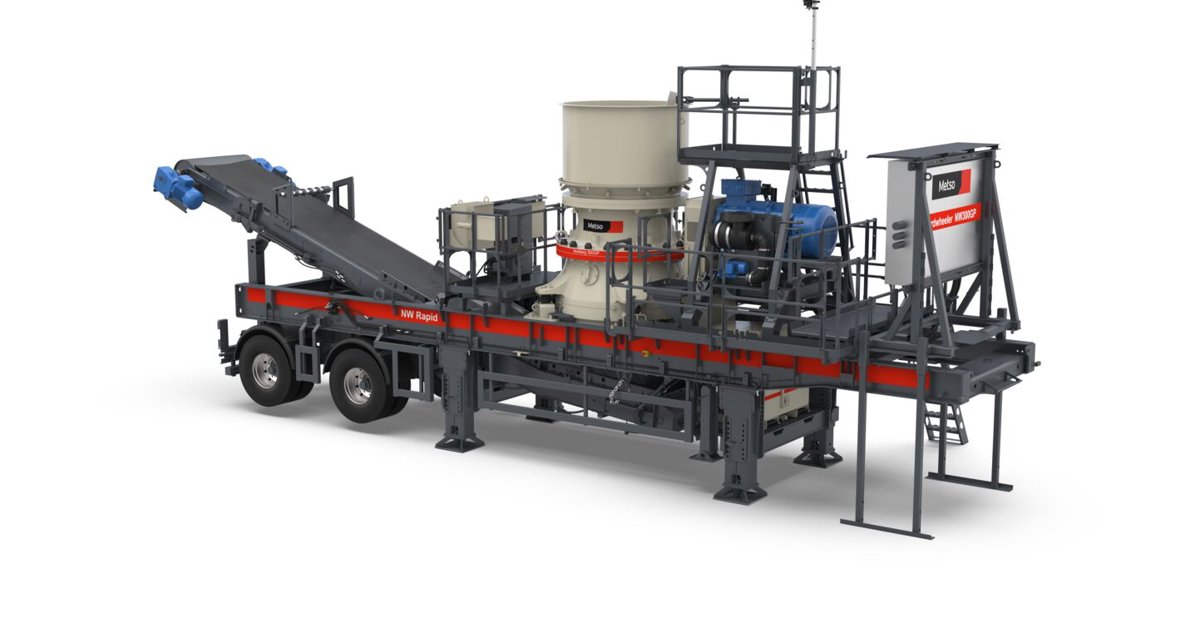 NW300GP NW Rapid portable cone crusher - Metso