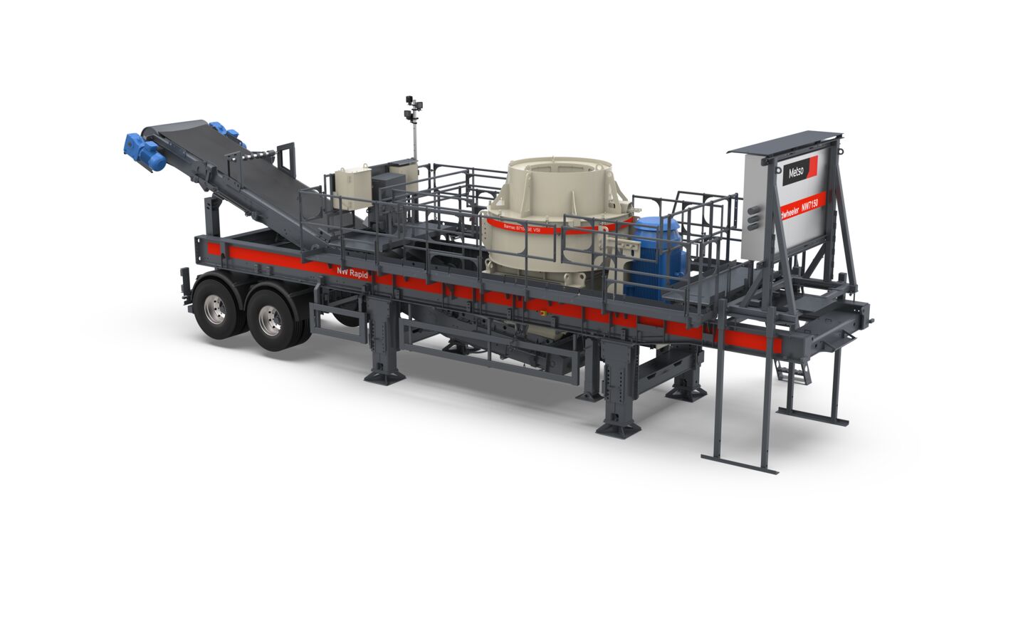 NW7150 NW Rapid portable cone crusher - Metso