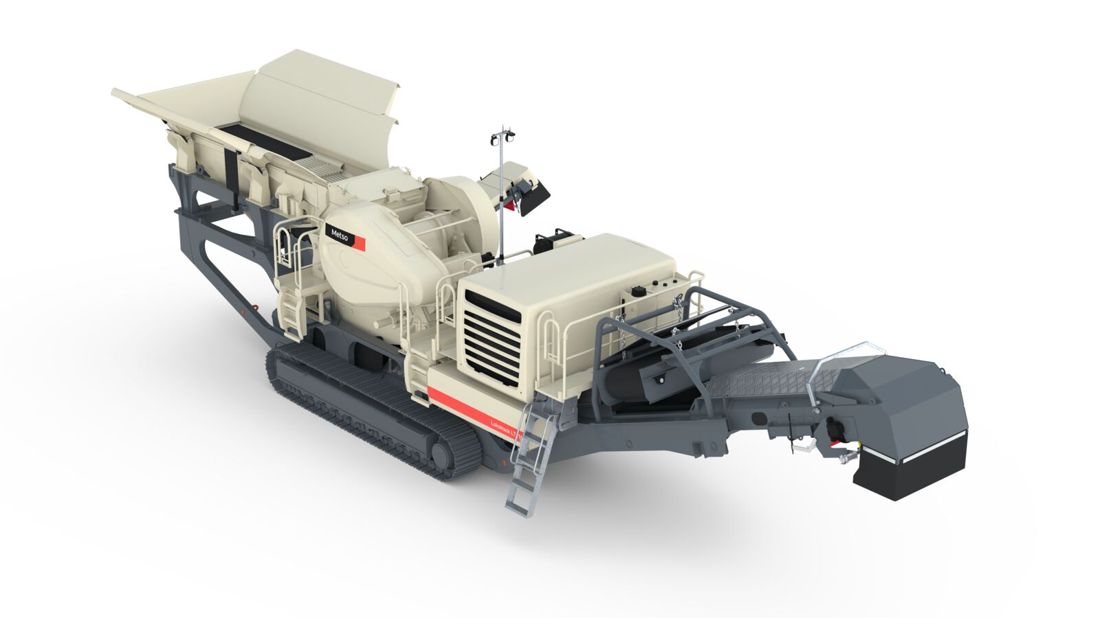 Lokotrack® LT116™ mobile jaw crusher - Metso