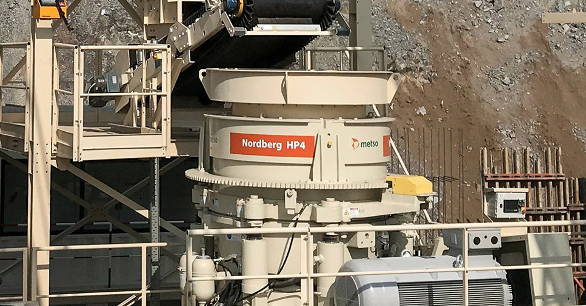Nordberg® HP4™ cone crusher - Metso